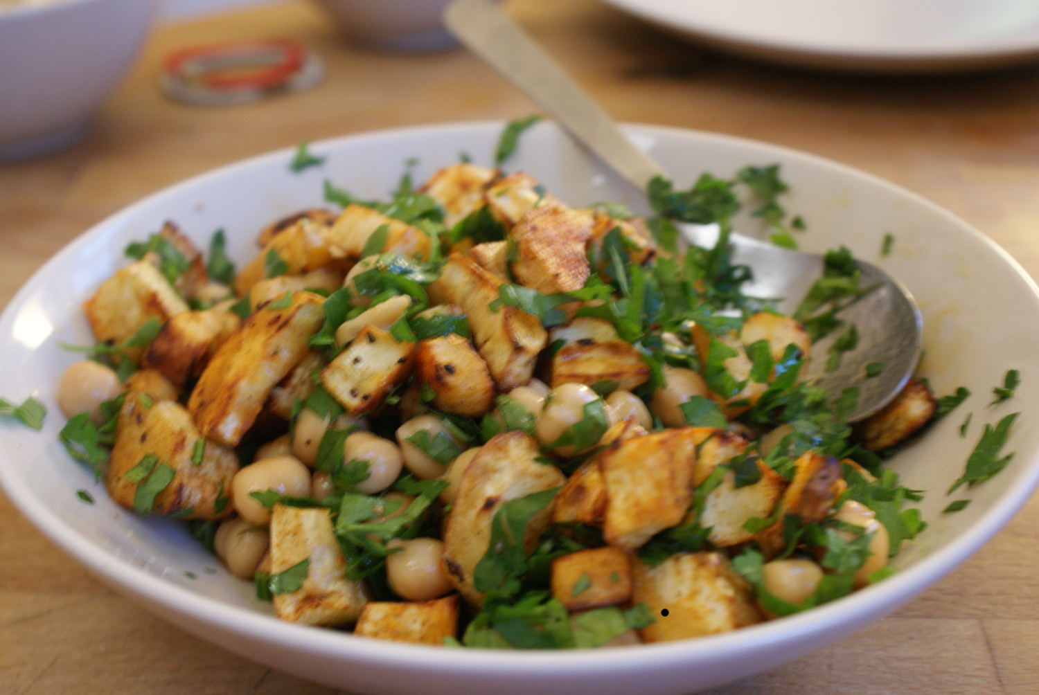 Roast Parsnip and Chickpea Salad « What Rachel Ate